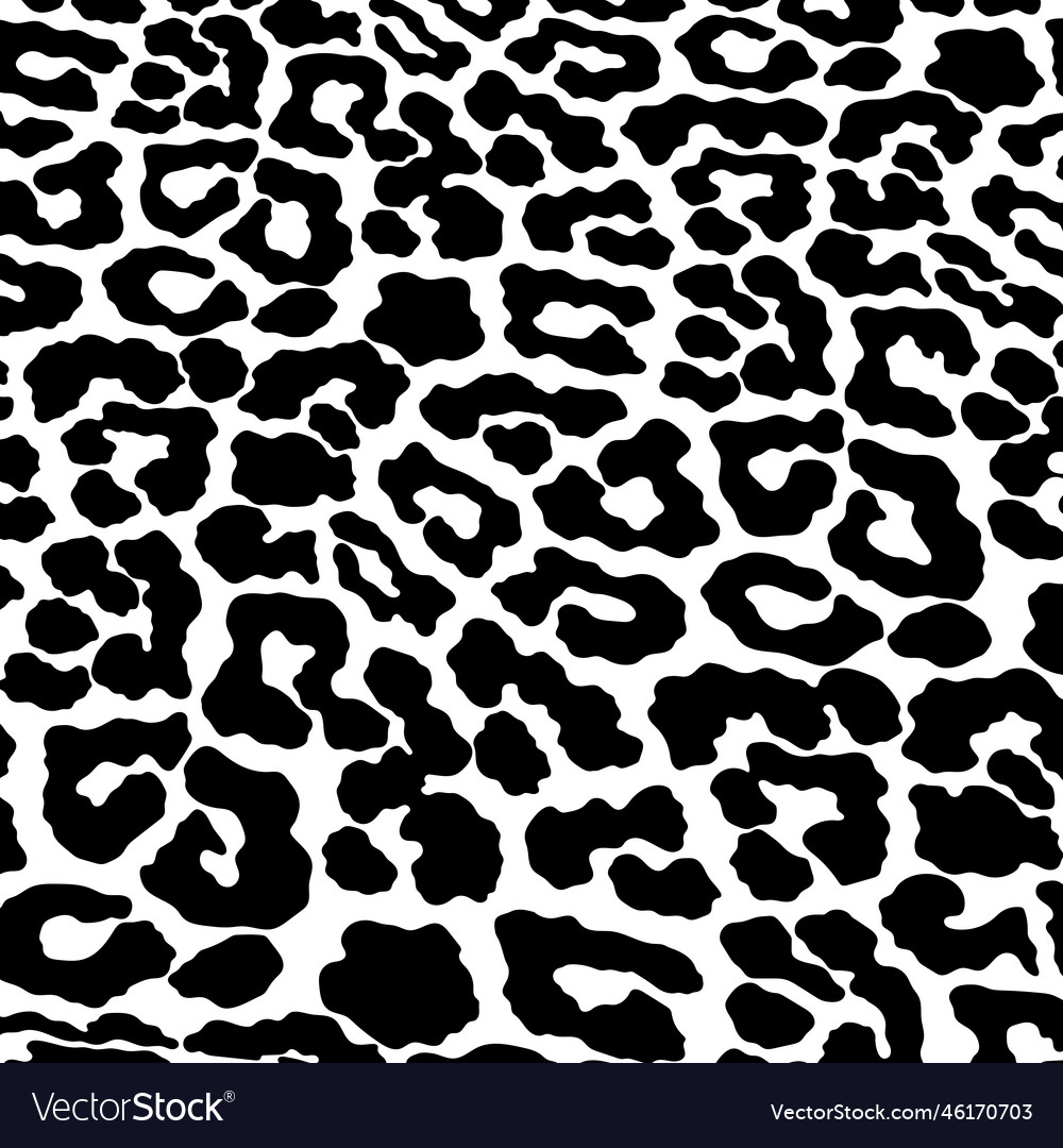 Black leopard cheetah and jaguar seamless Vector Image Black leopard cheetah and jaguar seamless Vector Image