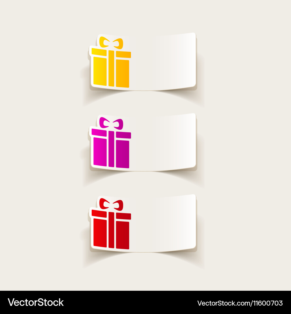 Realistic design element Royalty Free Vector Image