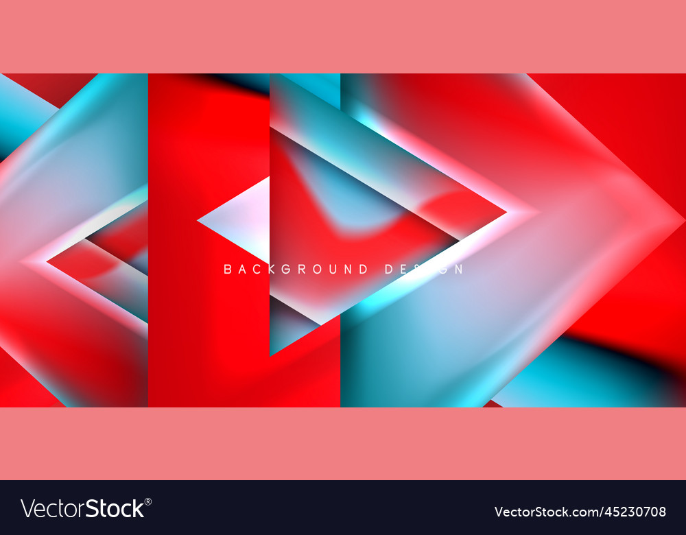 Abstract background with overlapping triangles Vector Image