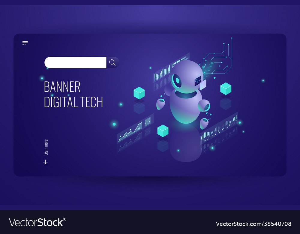 Data flow diagram artificial intelligence Vector Image