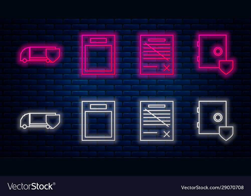 Set line empty form delete file document Vector Image