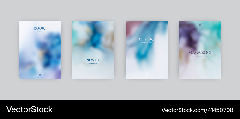 Set of cover templates Royalty Free Vector Image