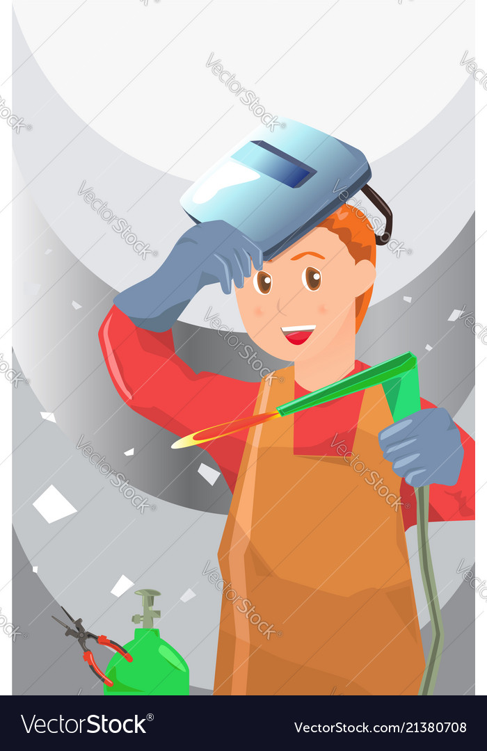 Welder Royalty Free Vector Image - VectorStock