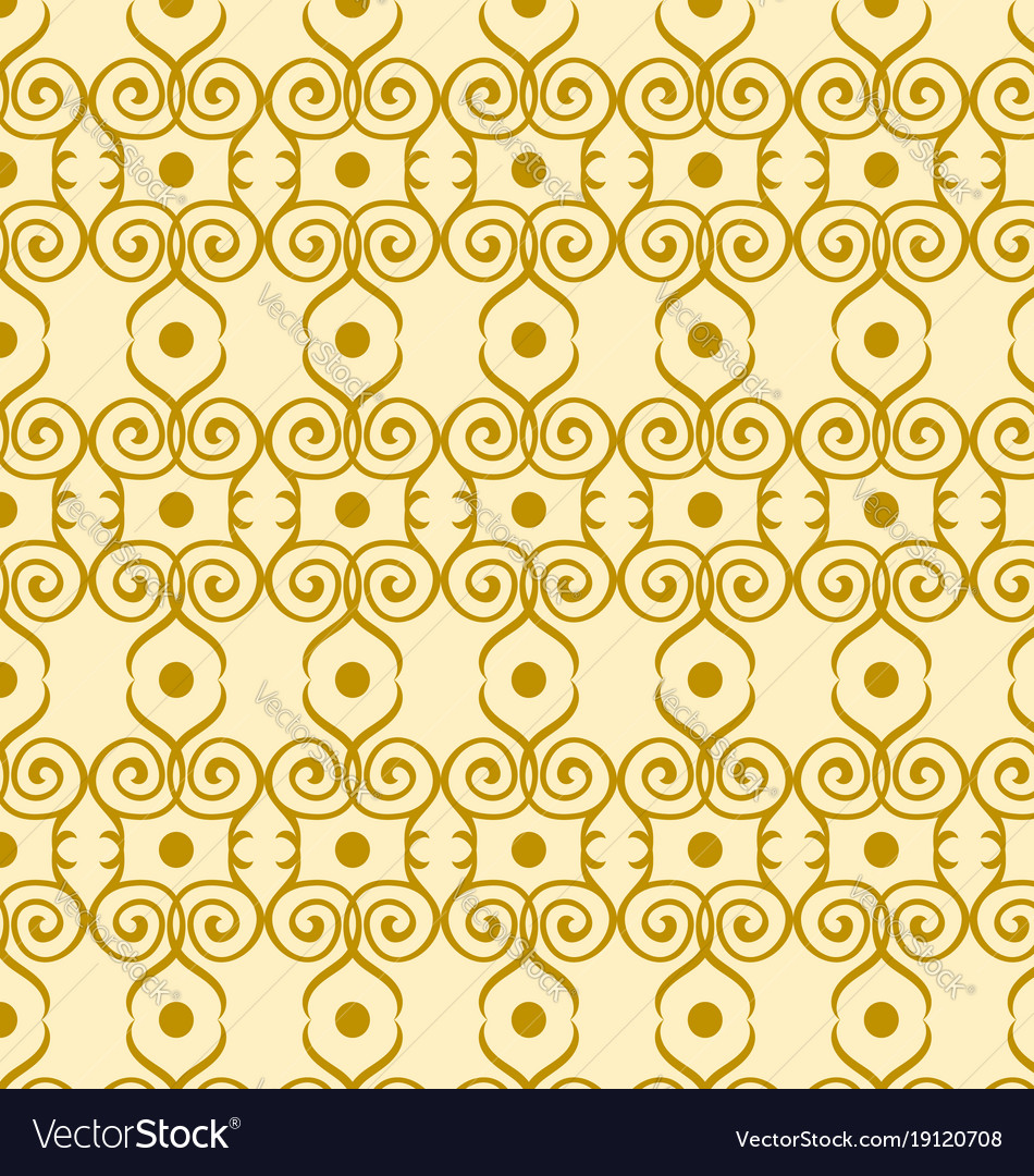 Yellow pattern Royalty Free Vector Image - VectorStock