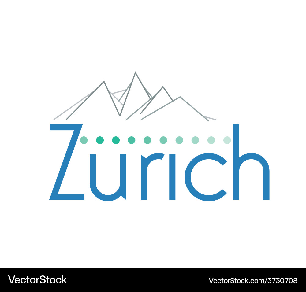 Zurich Royalty Free Vector Image - VectorStock