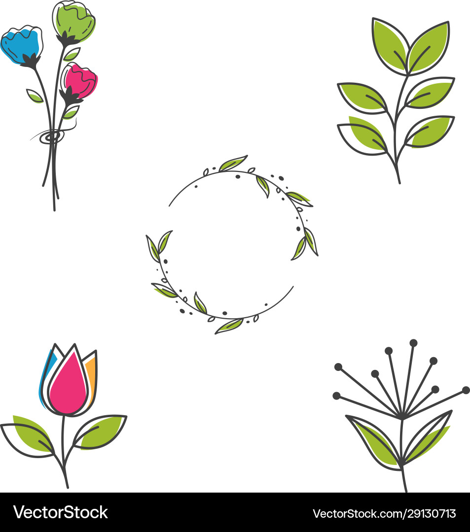 Beauty florist icon Royalty Free Vector Image - VectorStock