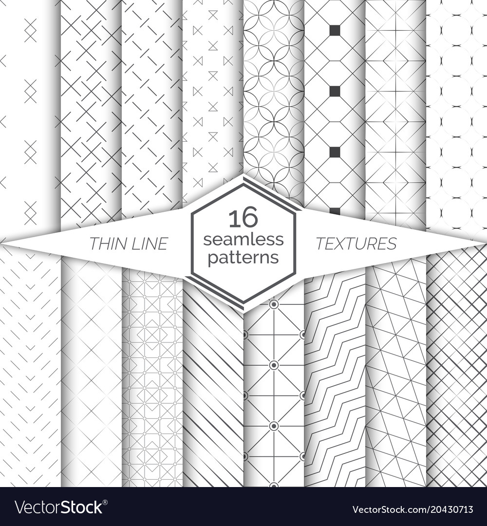 Big set seamless patterns Royalty Free Vector Image