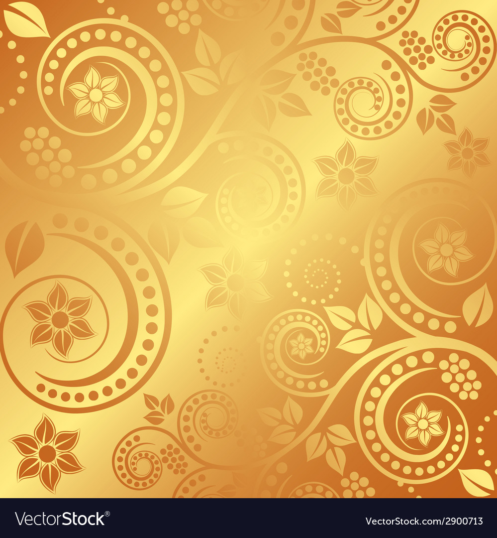 Golden background Royalty Free Vector Image - VectorStock