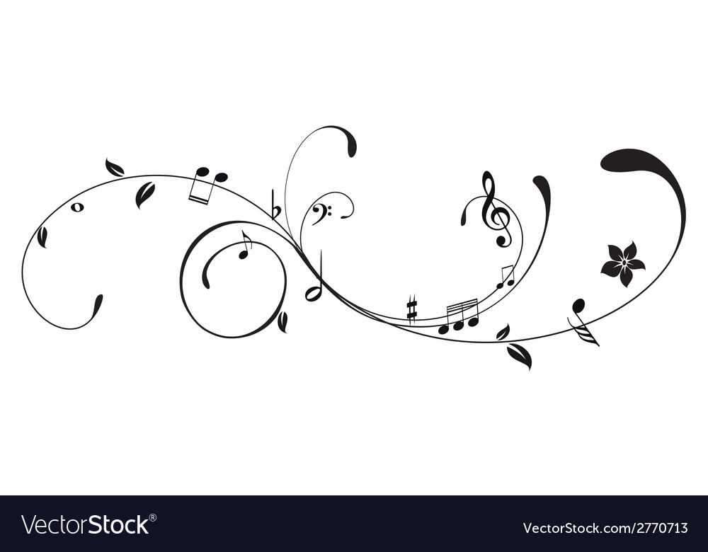 Music notes Royalty Free Vector Image - VectorStock