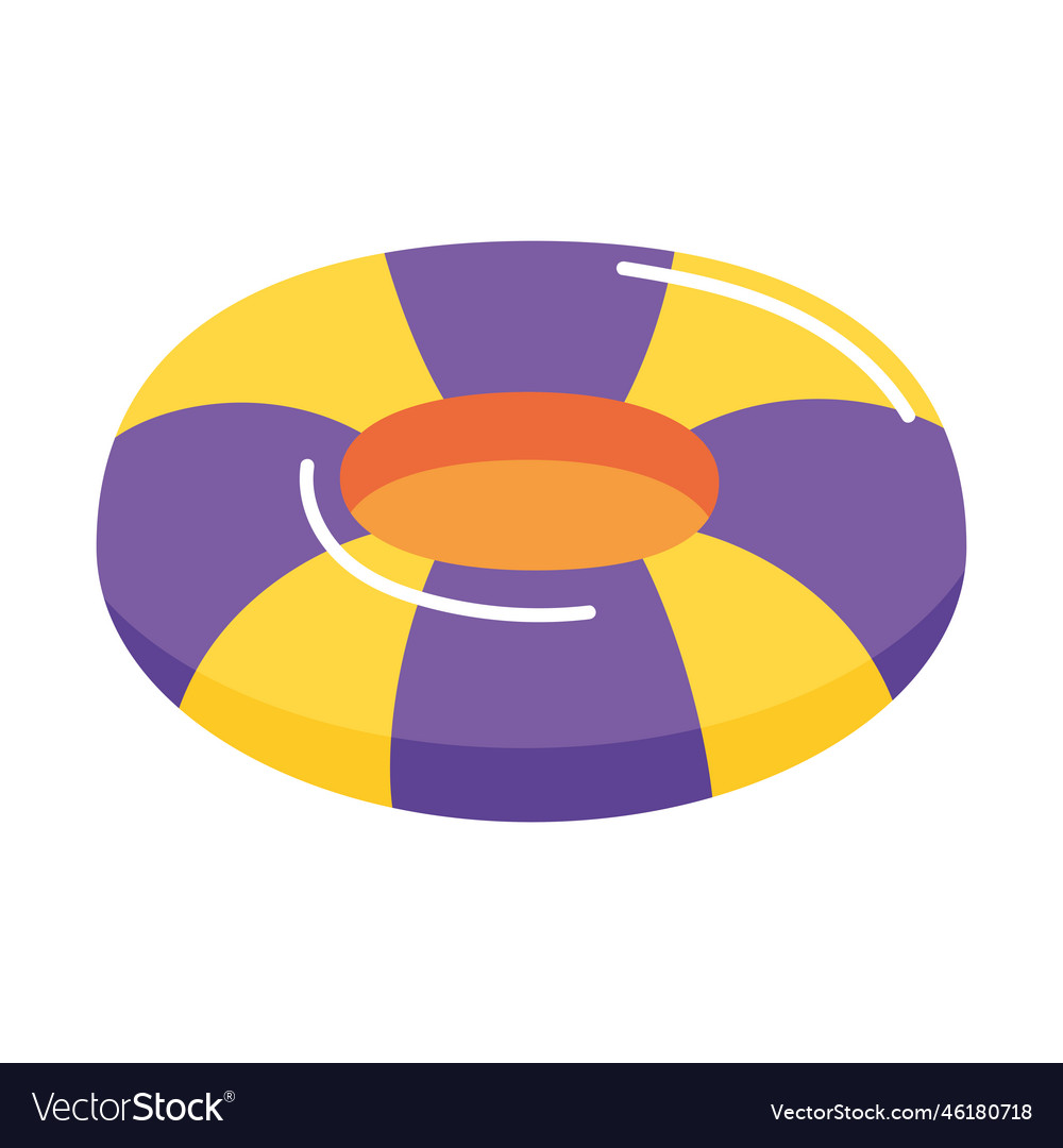 Float ring lifeguard Royalty Free Vector Image