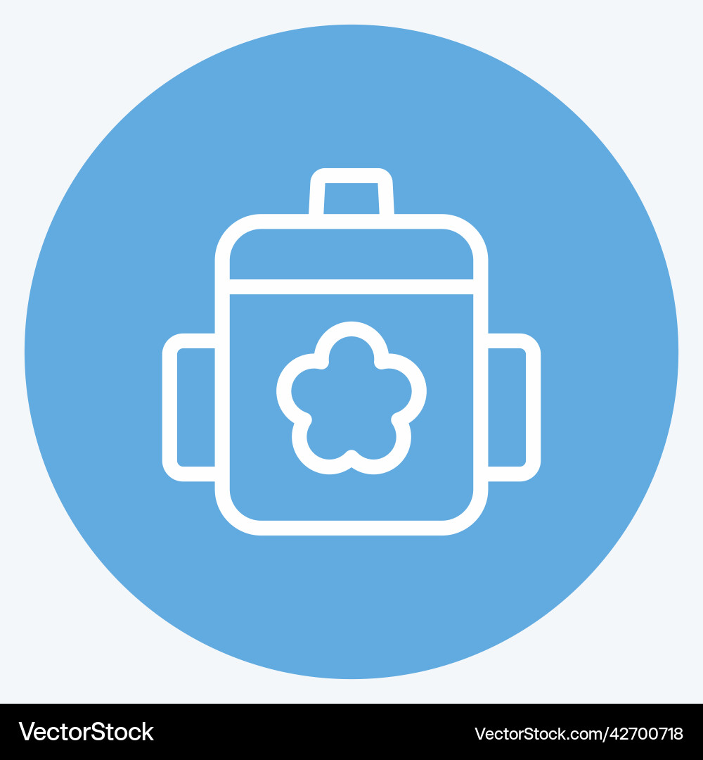 Icon training cup suitable for kids symbol blue Vector Image