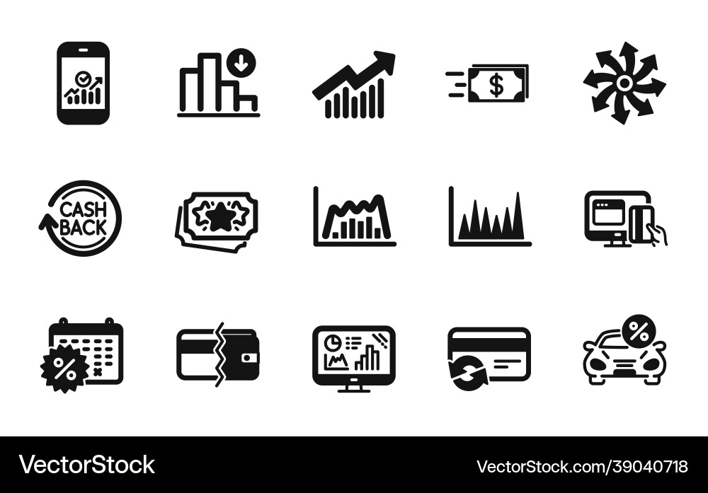 Set of versatile online payment Royalty Free Vector Image