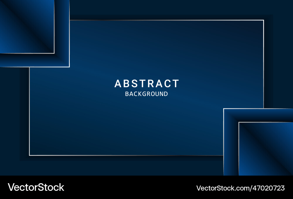 Blue abstract background for social media design Vector Image