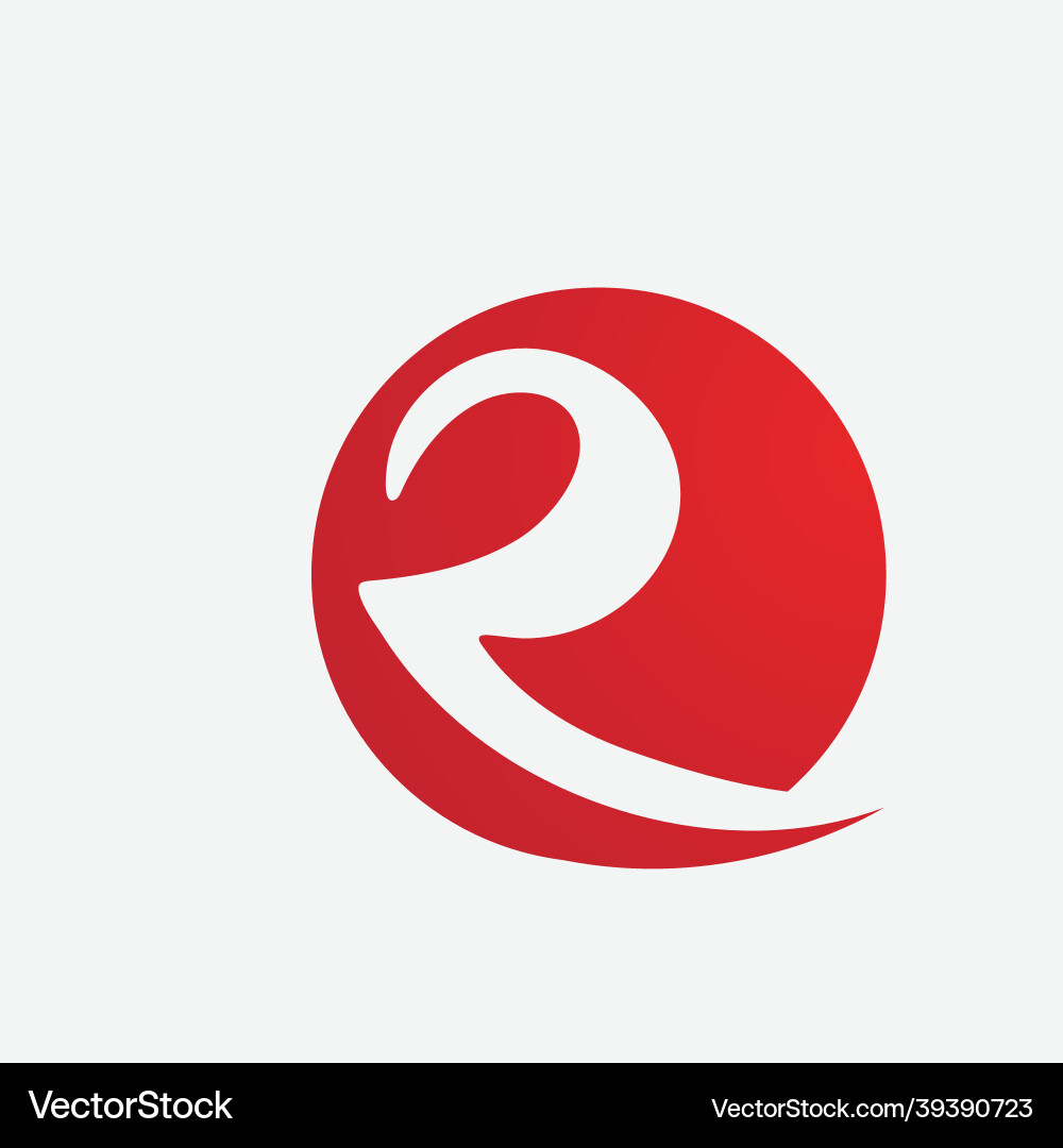 R letter arrow icon Royalty Free Vector Image - VectorStock