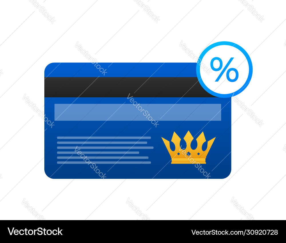 Loyalty card discount voucher coupon Royalty Free Vector