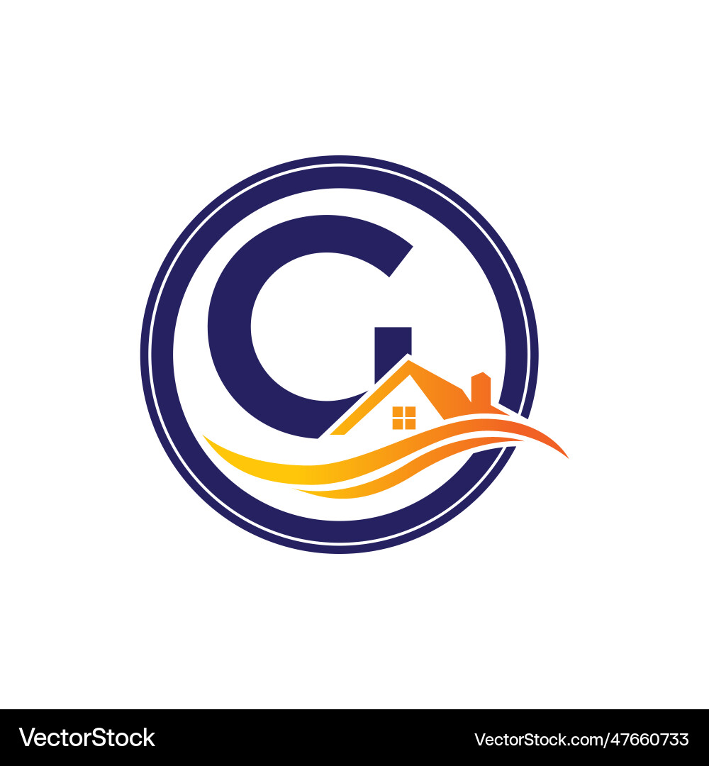 Letter g logo template colorful g Royalty Free Vector Image