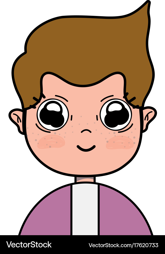 Nice man with shirt and hairstyle design Vector Image