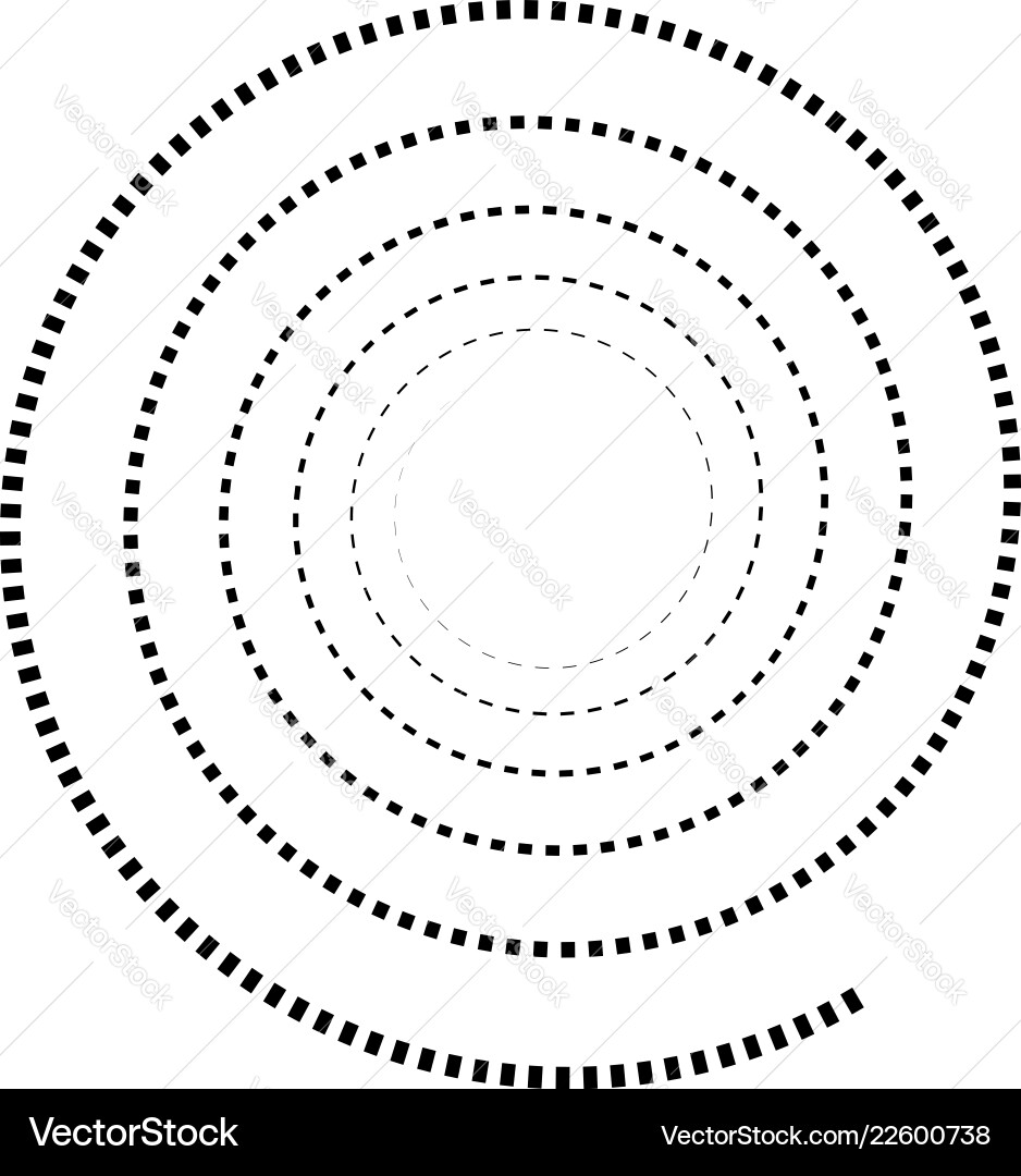 Abstract spiral element twirl swirl whorl shape Vector Image