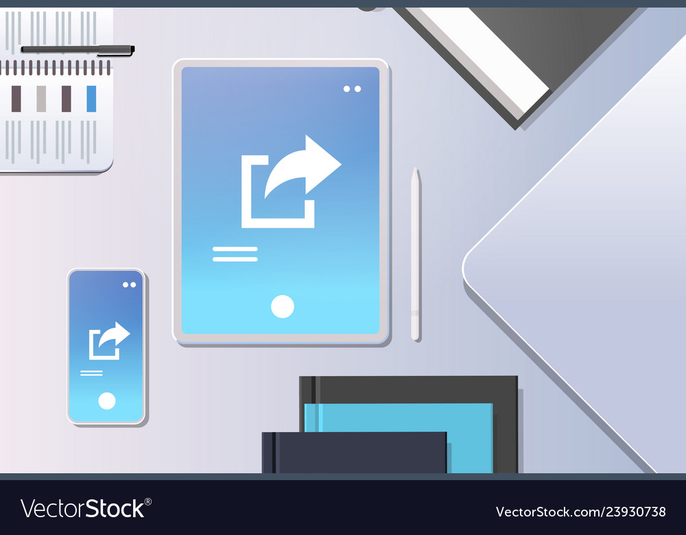 Cloud data share online internet sharing network Vector Image