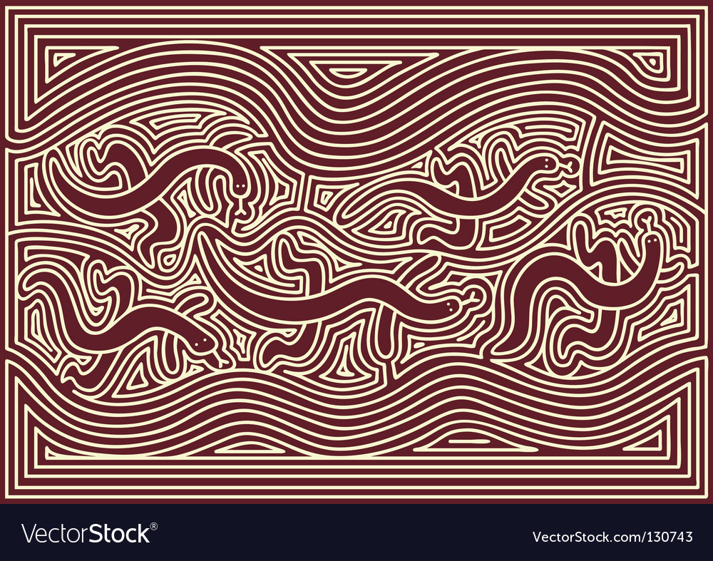 Australian pattern Royalty Free Vector Image - VectorStock