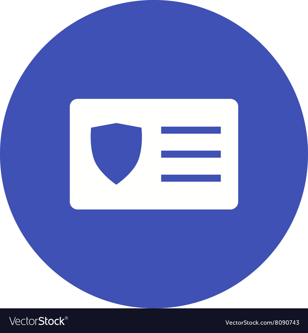 Protected Card Royalty Free Vector Image - VectorStock