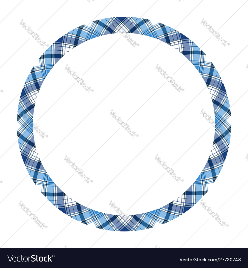 Circle borders and frames round border pattern Vector Image