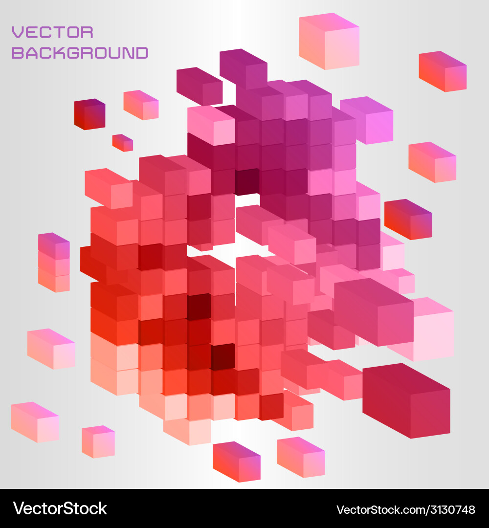 Pixel art background Royalty Free Vector Image