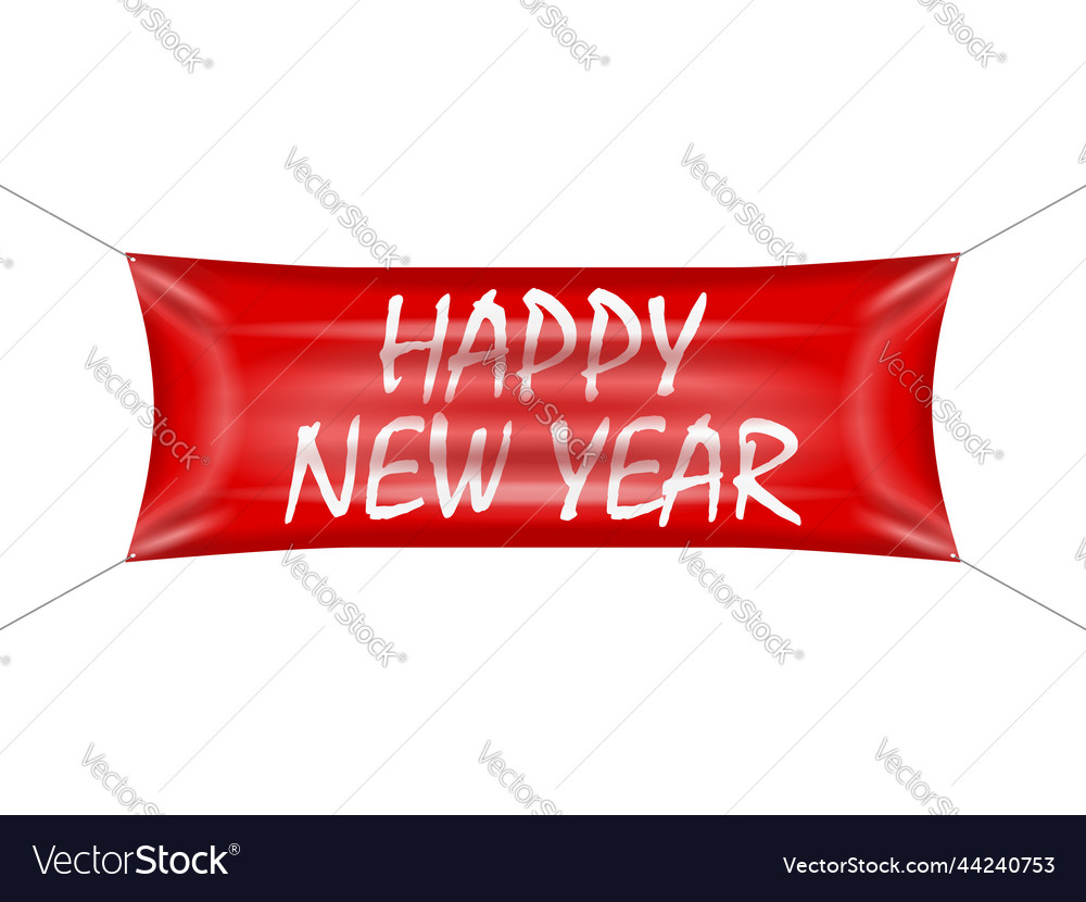 Banner happy new year Royalty Free Vector Image