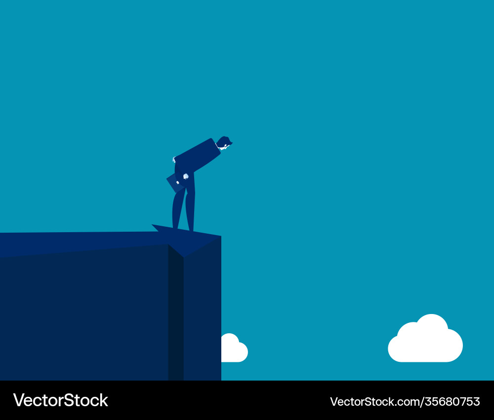 Business person finding goal vision Royalty Free Vector