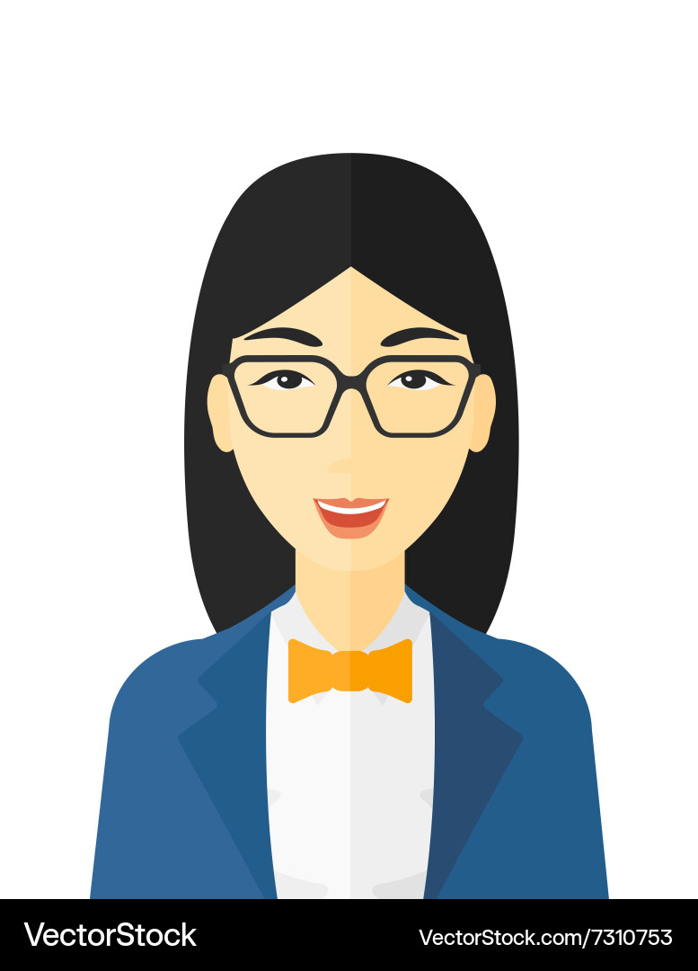 Cheerful woman laughing ecstatically Royalty Free Vector