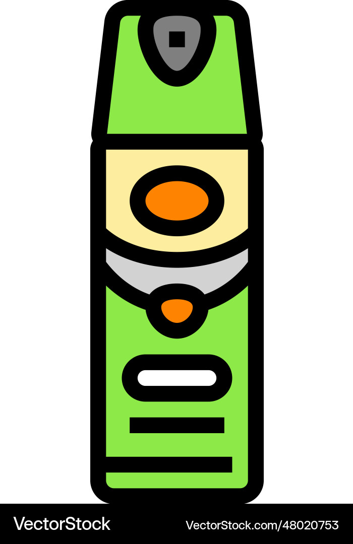 Insect repellant glamping color icon Royalty Free Vector