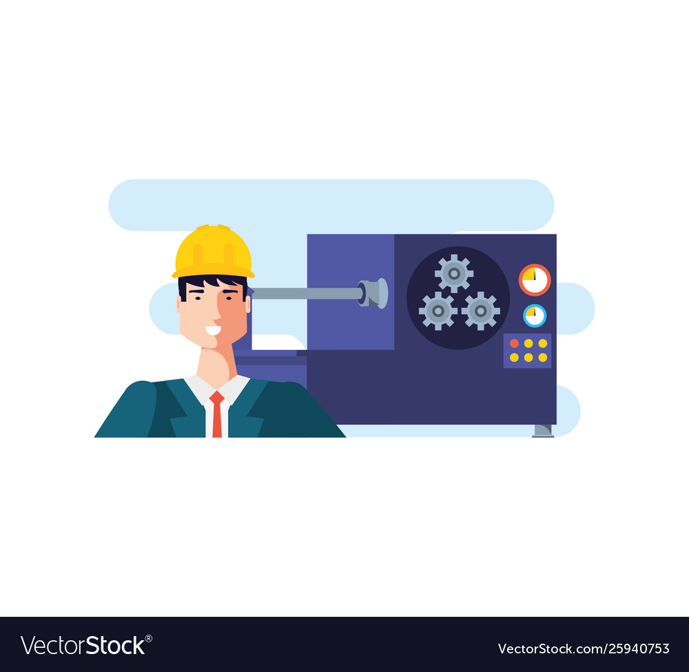 Isolated avatar professional worker design Vector Image