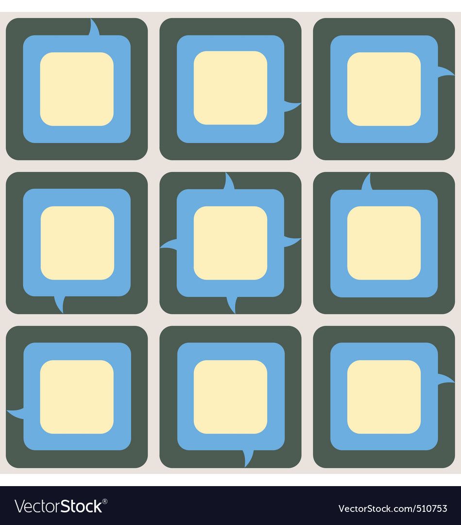 Talk box pattern Royalty Free Vector Image - VectorStock