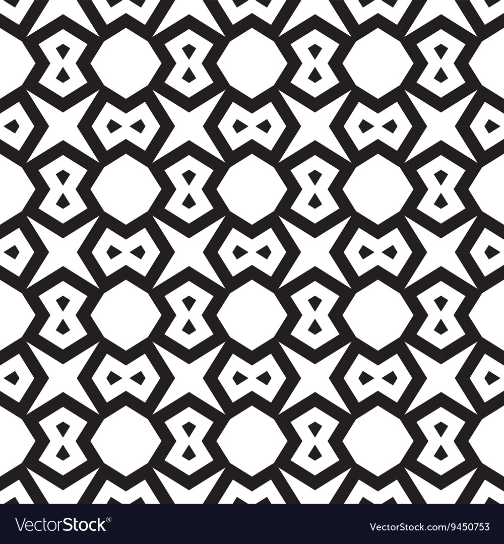Universal different geometric seamless patterns Vector Image