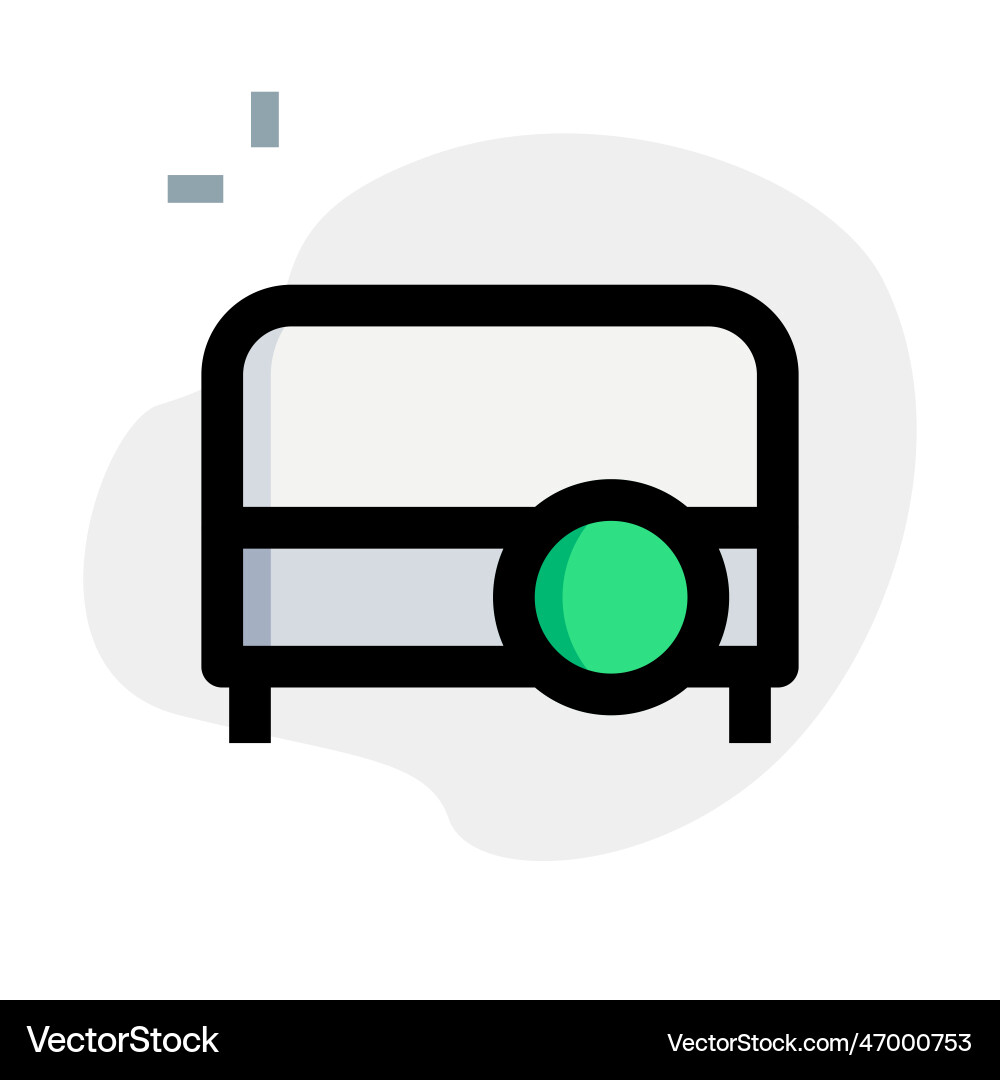 Use of projector for official presentations Vector Image