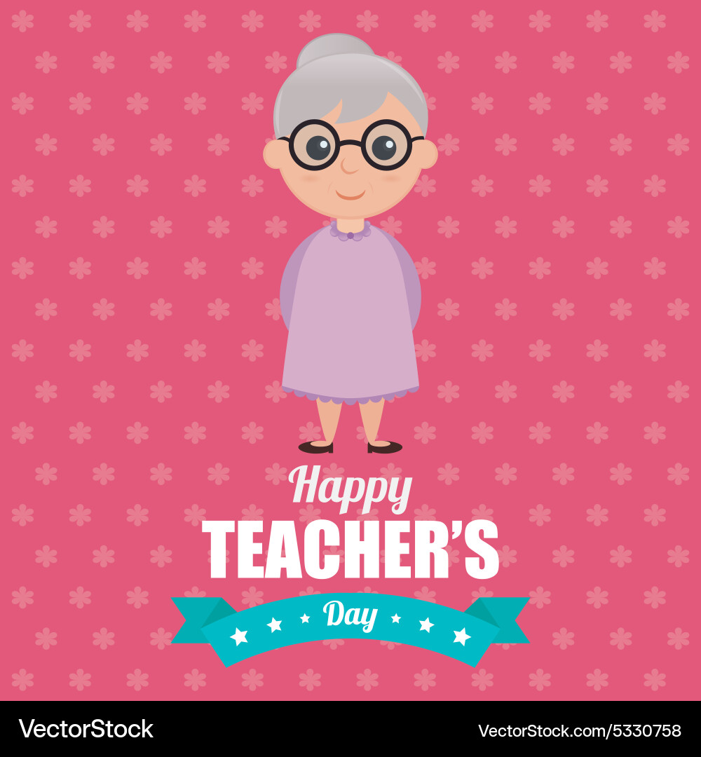 Abstract teachers day background with some special