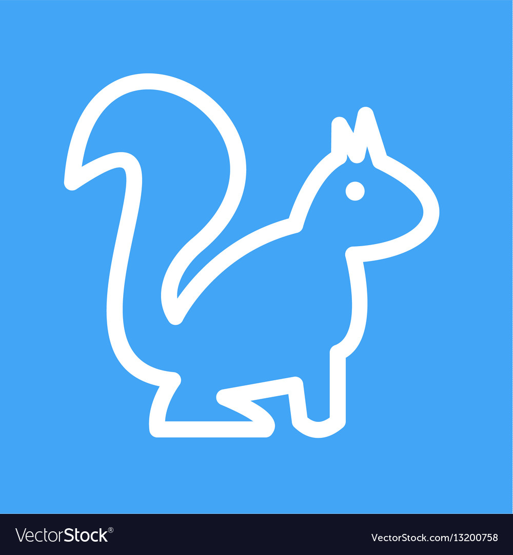 Squirrel Royalty Free Vector Image - VectorStock