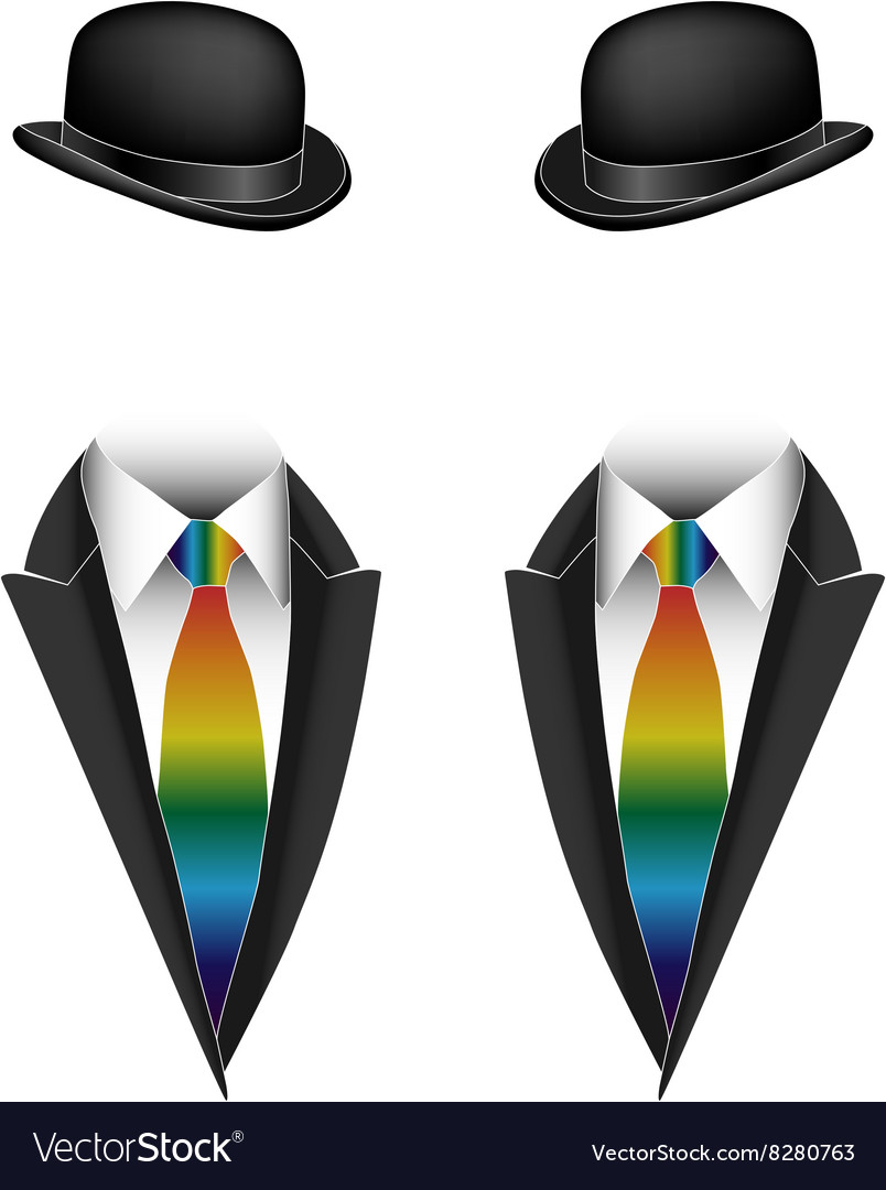 Gay couple Royalty Free Vector Image - VectorStock