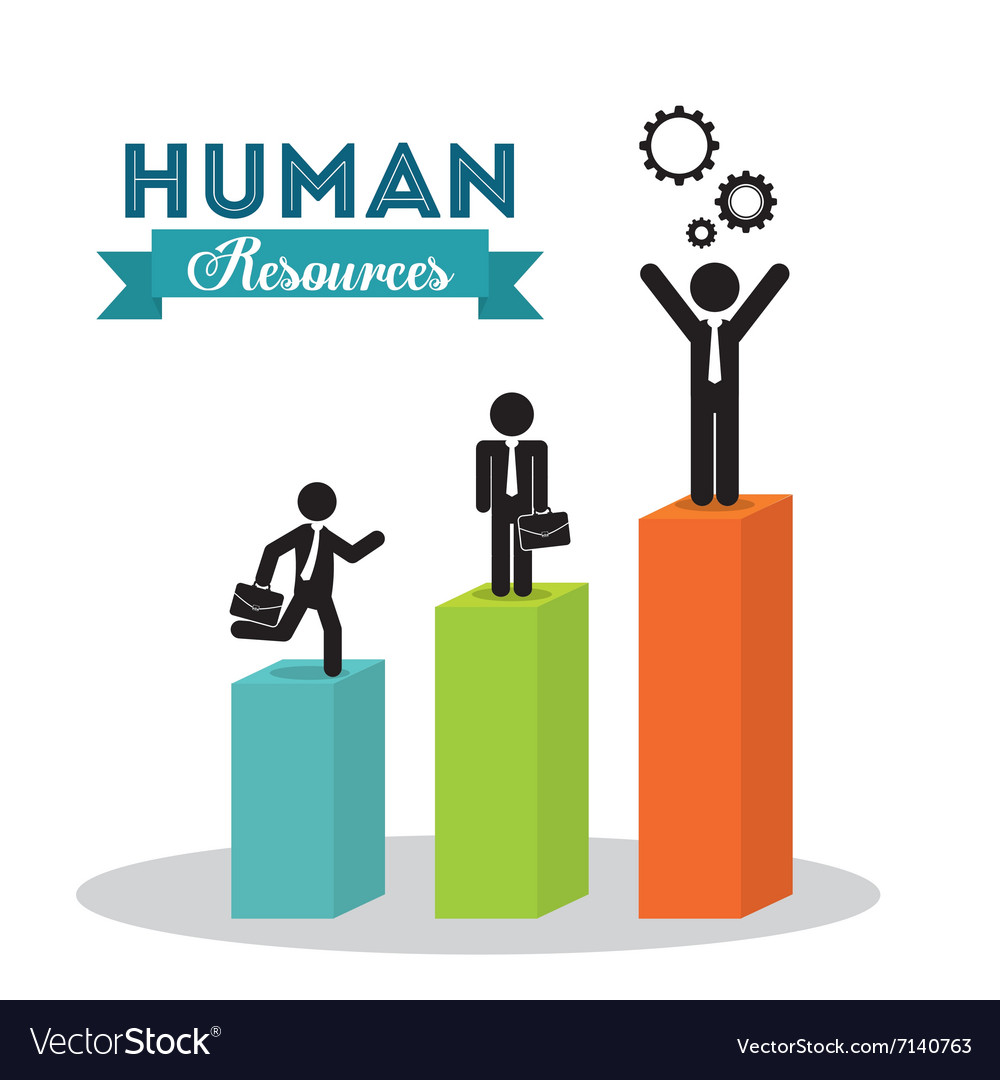 Human resources design Royalty Free Vector Image