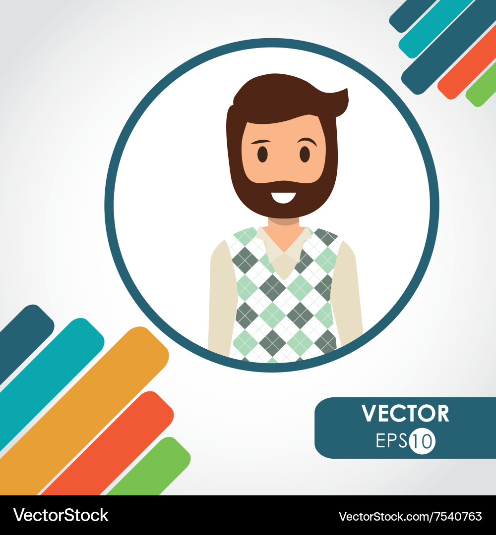Man icon design Royalty Free Vector Image - VectorStock