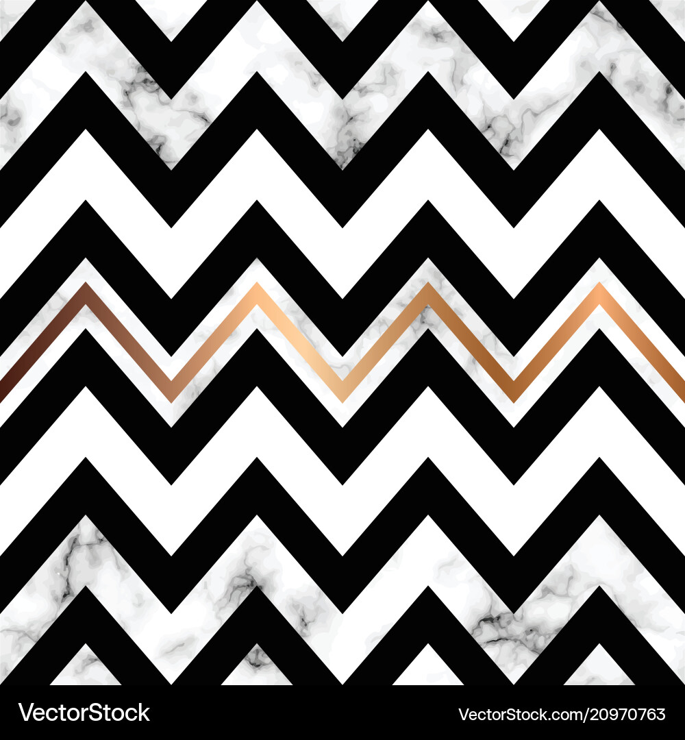 Marble texture design with golden geometric lines Vector Image