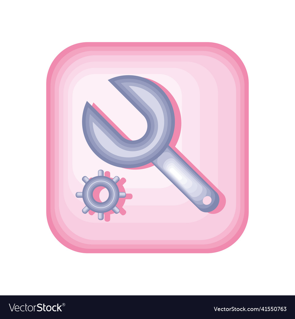 Settings mobile app Royalty Free Vector Image - VectorStock