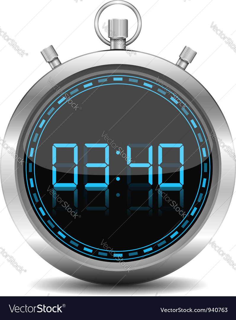 Stopwatch Royalty Free Vector Image - VectorStock