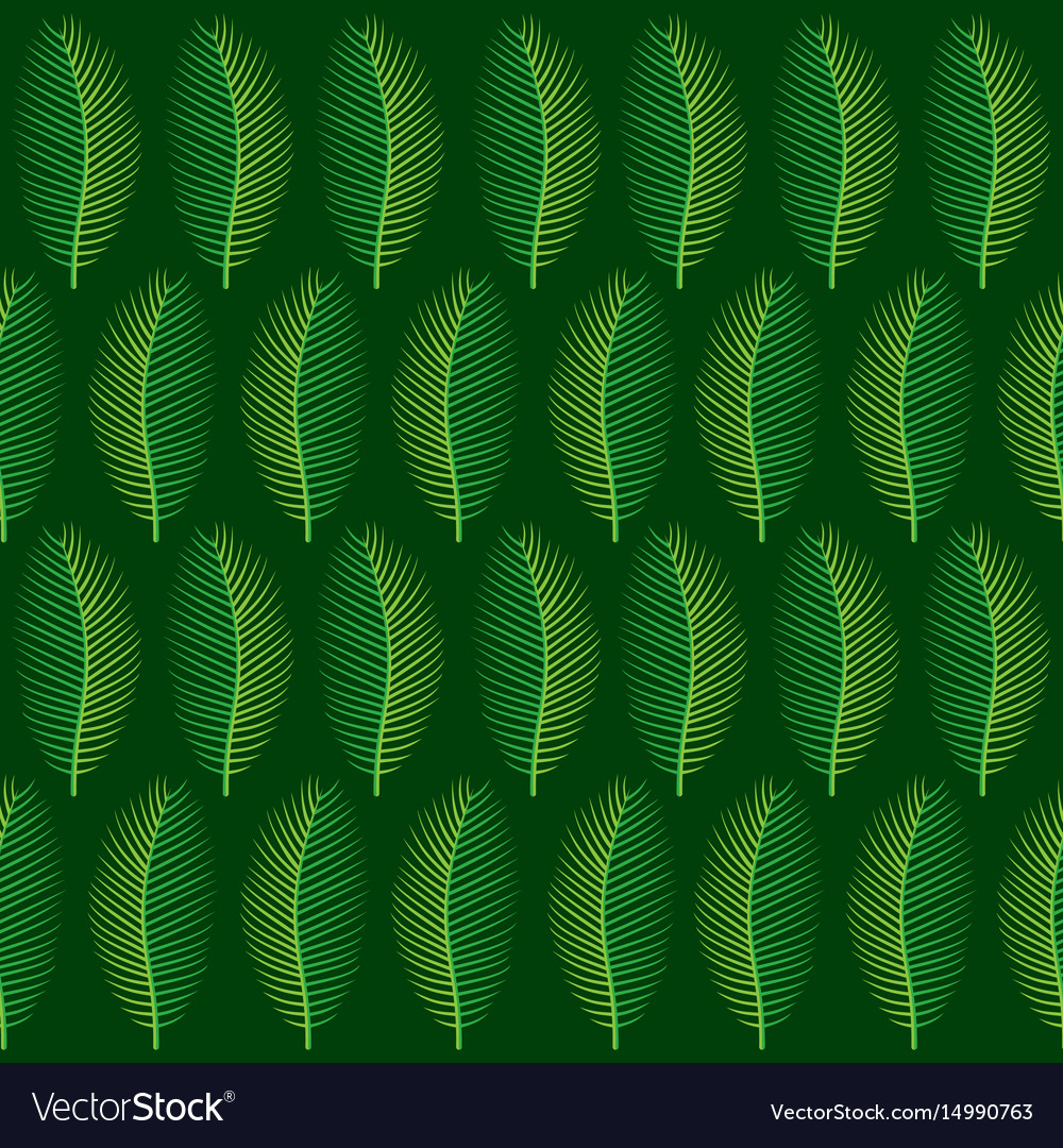 Tropical leaf pattern design Royalty Free Vector Image
