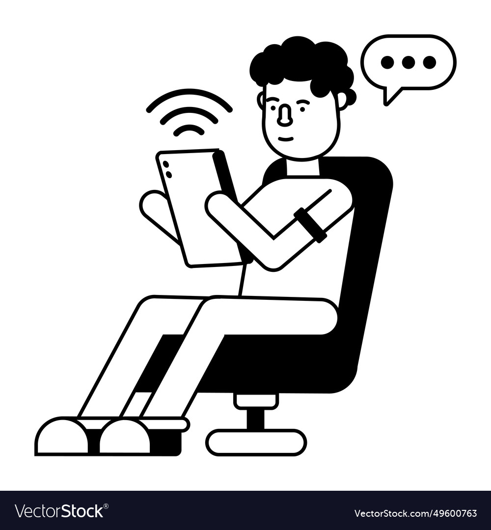 Wireless communication Royalty Free Vector Image