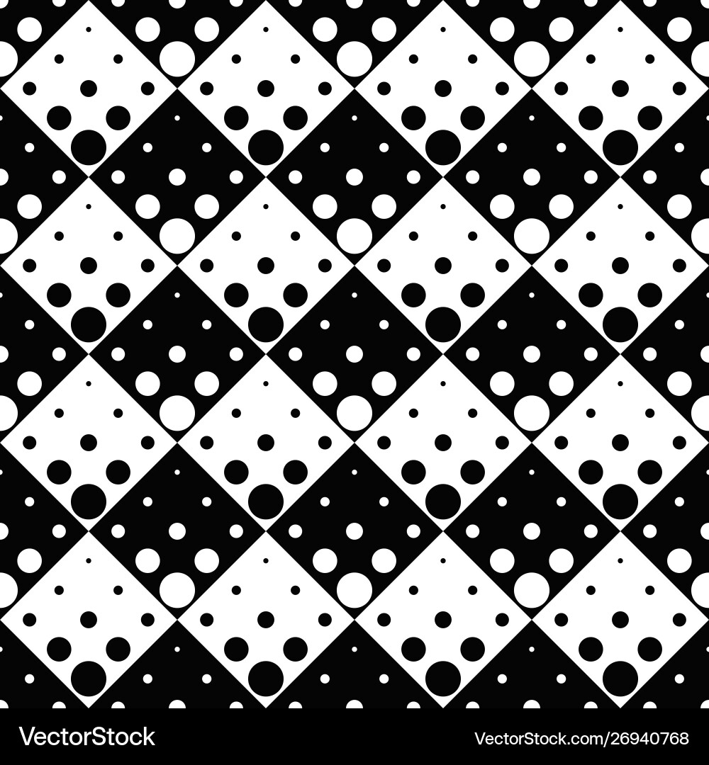 Abstract geometrical black and white circle Vector Image