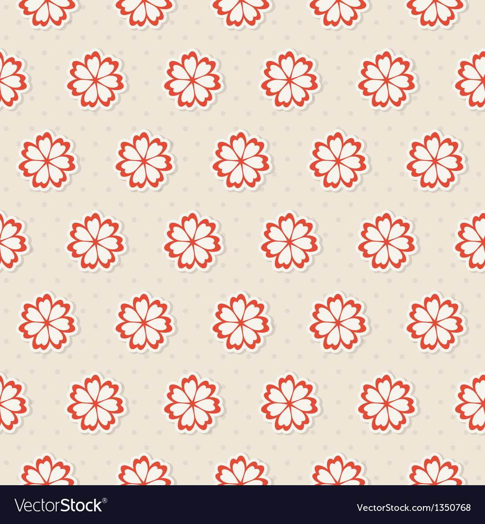 Floral seamless pattern Royalty Free Vector Image