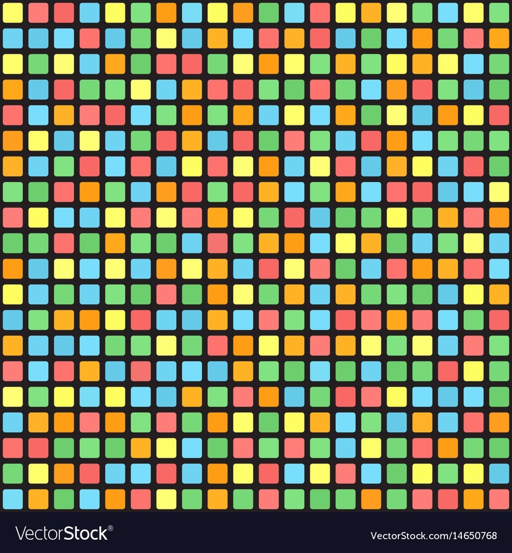 Square pattern seamless tile background Royalty Free Vector