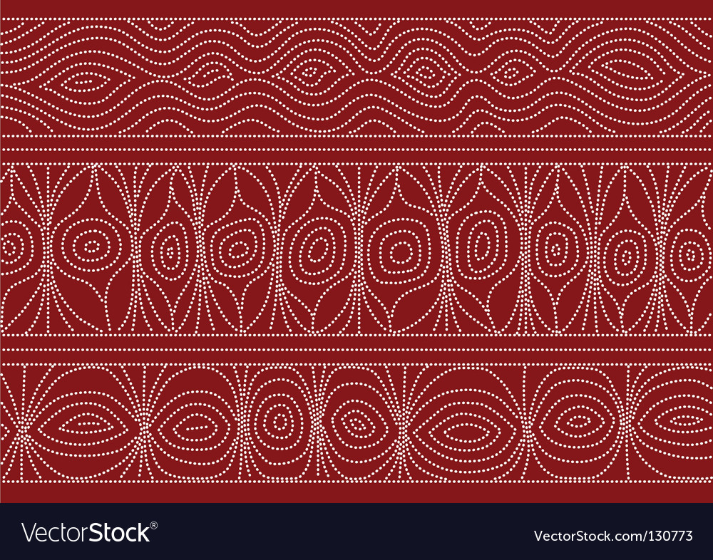 Australian pattern Royalty Free Vector Image - VectorStock
