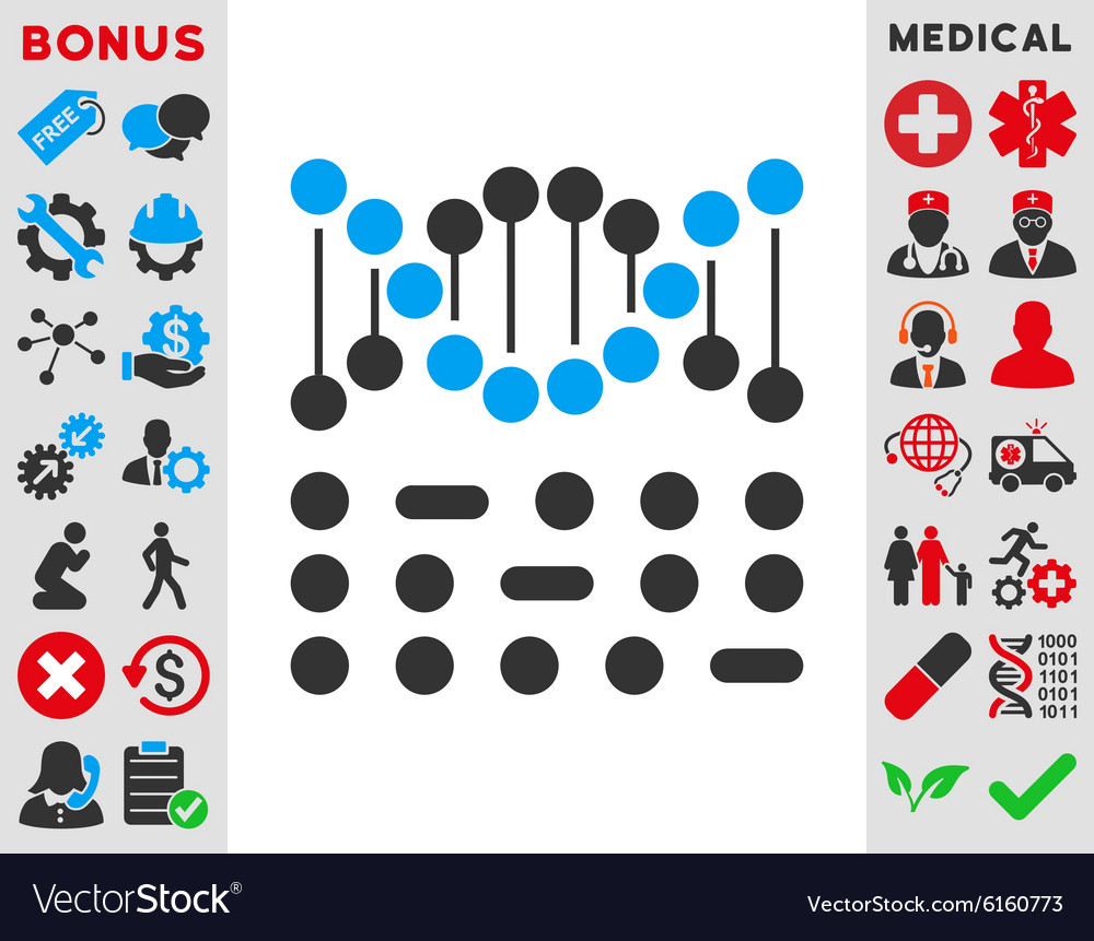 Genetic code icon Royalty Free Vector Image - VectorStock